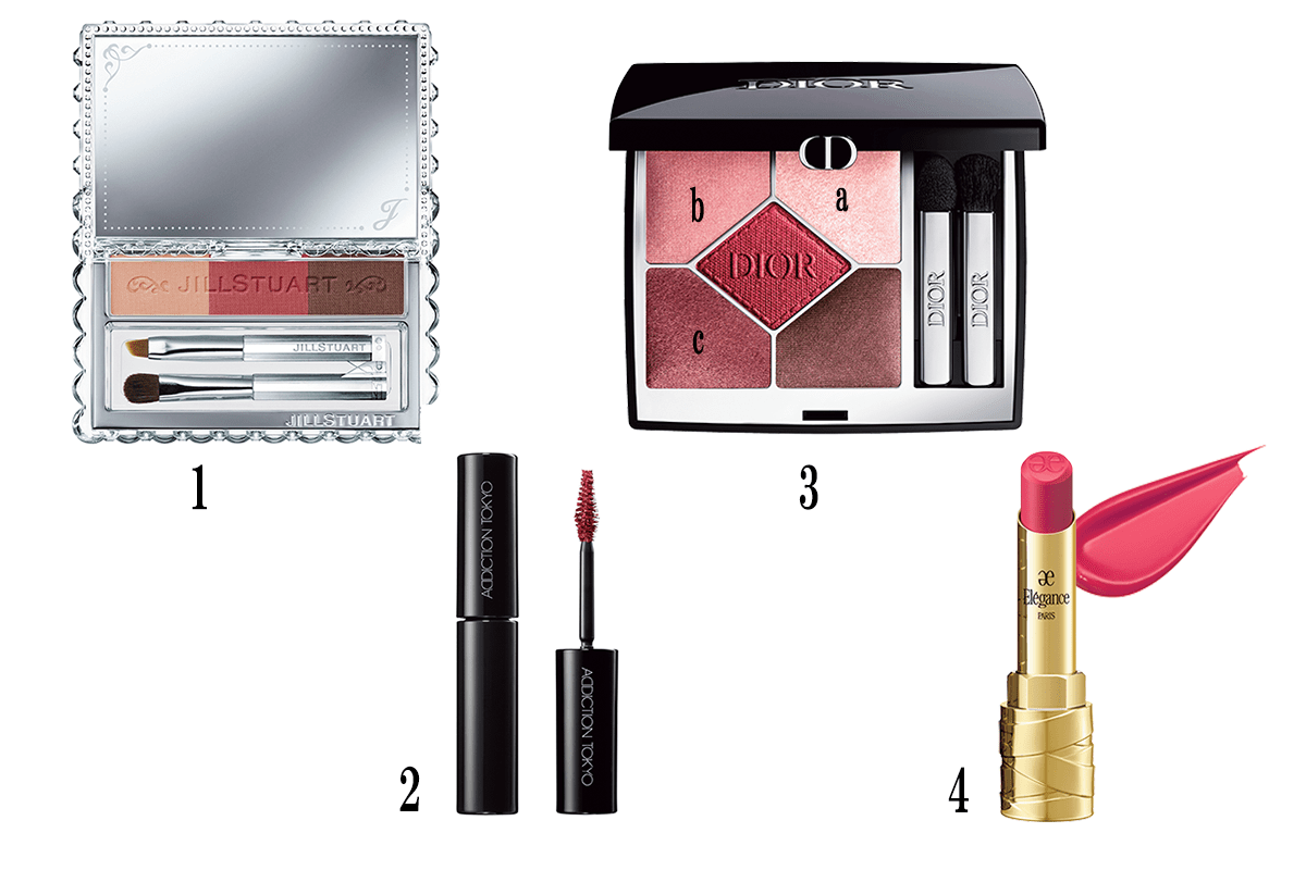 彼の視線を目まわりに集中させて♡【血色アイブロウ×アイシャドウ】でムードに引き込むレッドメイクHOW TO | arweb（アールウェブ）