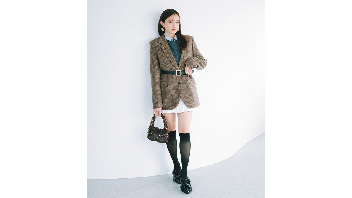 －3kg見えコーデで冬の体型悩みとおさらば！森香澄が着こなす【ar流・ウエストマークコーデ】3選 | arweb（アールウェブ）