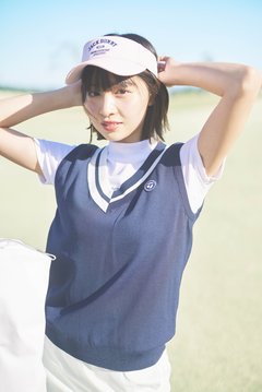 【画像・写真】 | 【ar golf】ミニスカで美脚見え！ 淡ミントカラーのスカートで作る、狙ってないのにシャレるゴルフコーデ♡ | arweb（アールウェブ） | 大好きな人にモテるための ...