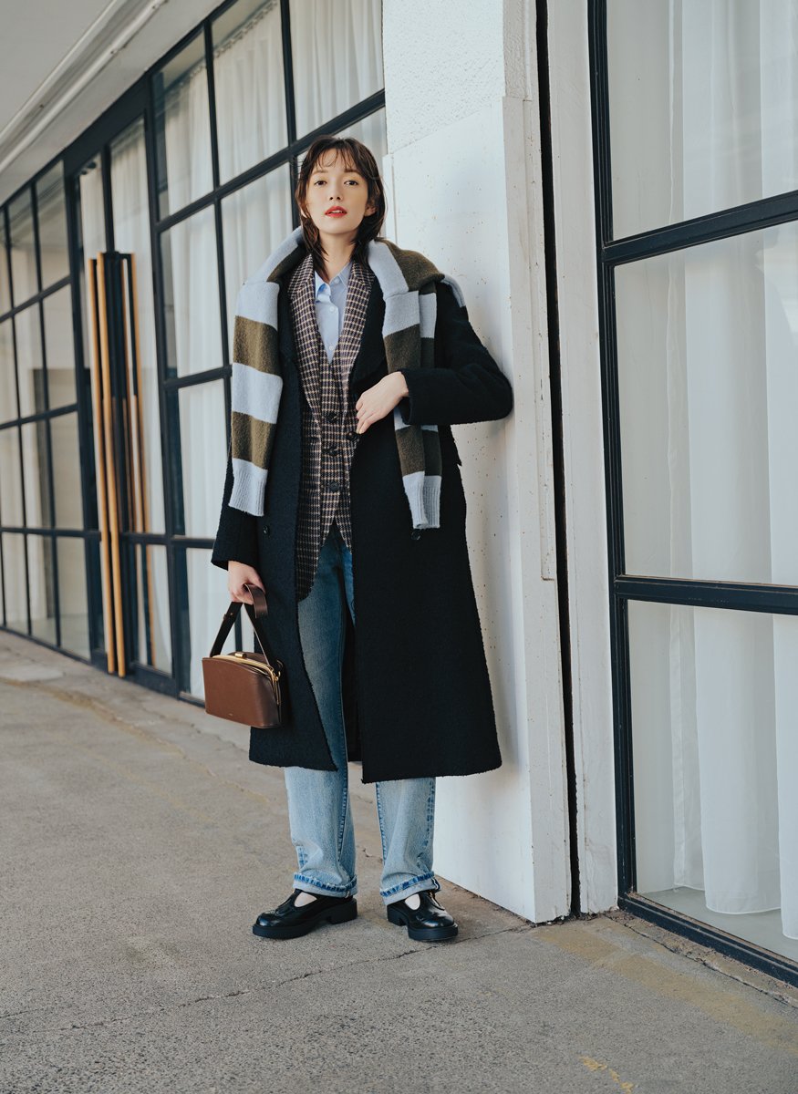 【画像・写真】 | メンズライクな抜け感がSOクール！あったかくてスタイルUPまで叶える【オジみ&スポーティコーデ】7選 | arweb（アールウェブ） | 大好きな人にモテるための髪型 ...